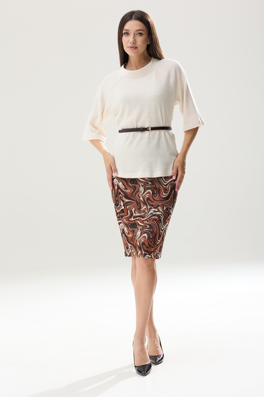 Костюм с юбкой 823 Lars Style купить в интернет магазине Велесмода